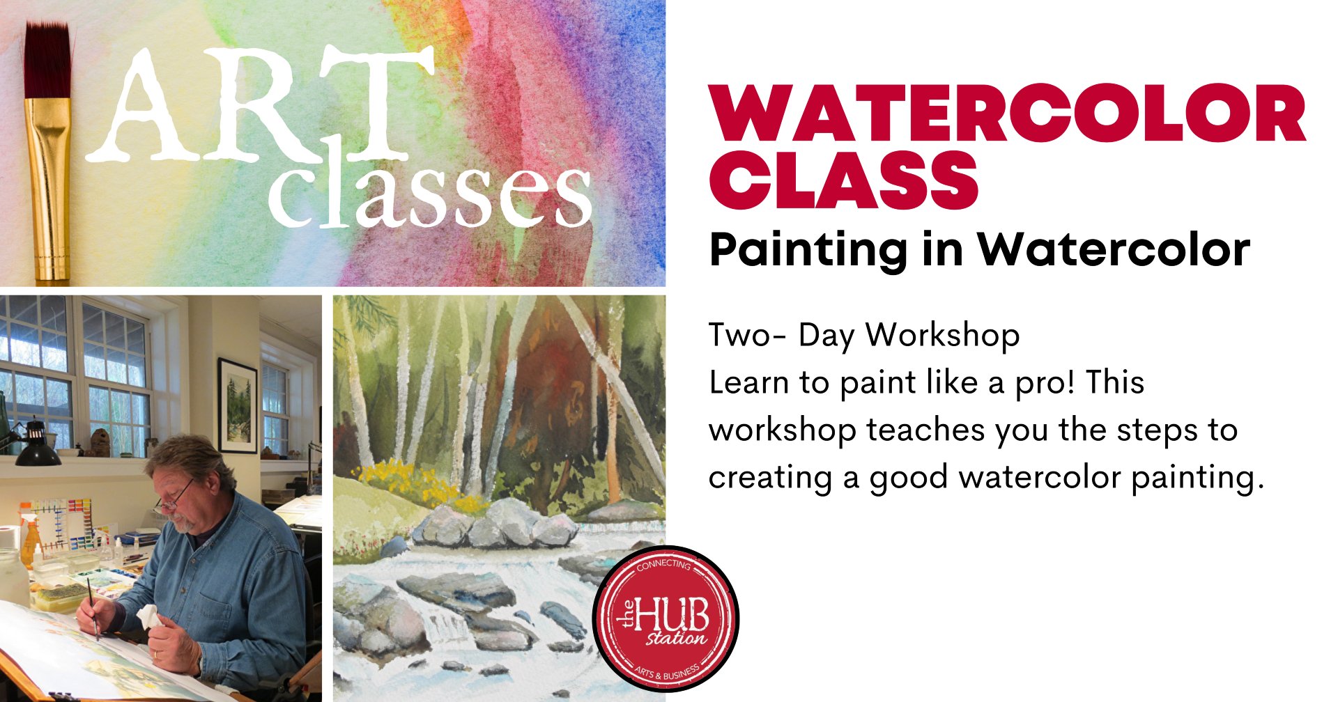 Introduction to Watercolor Basics | The Hub Station