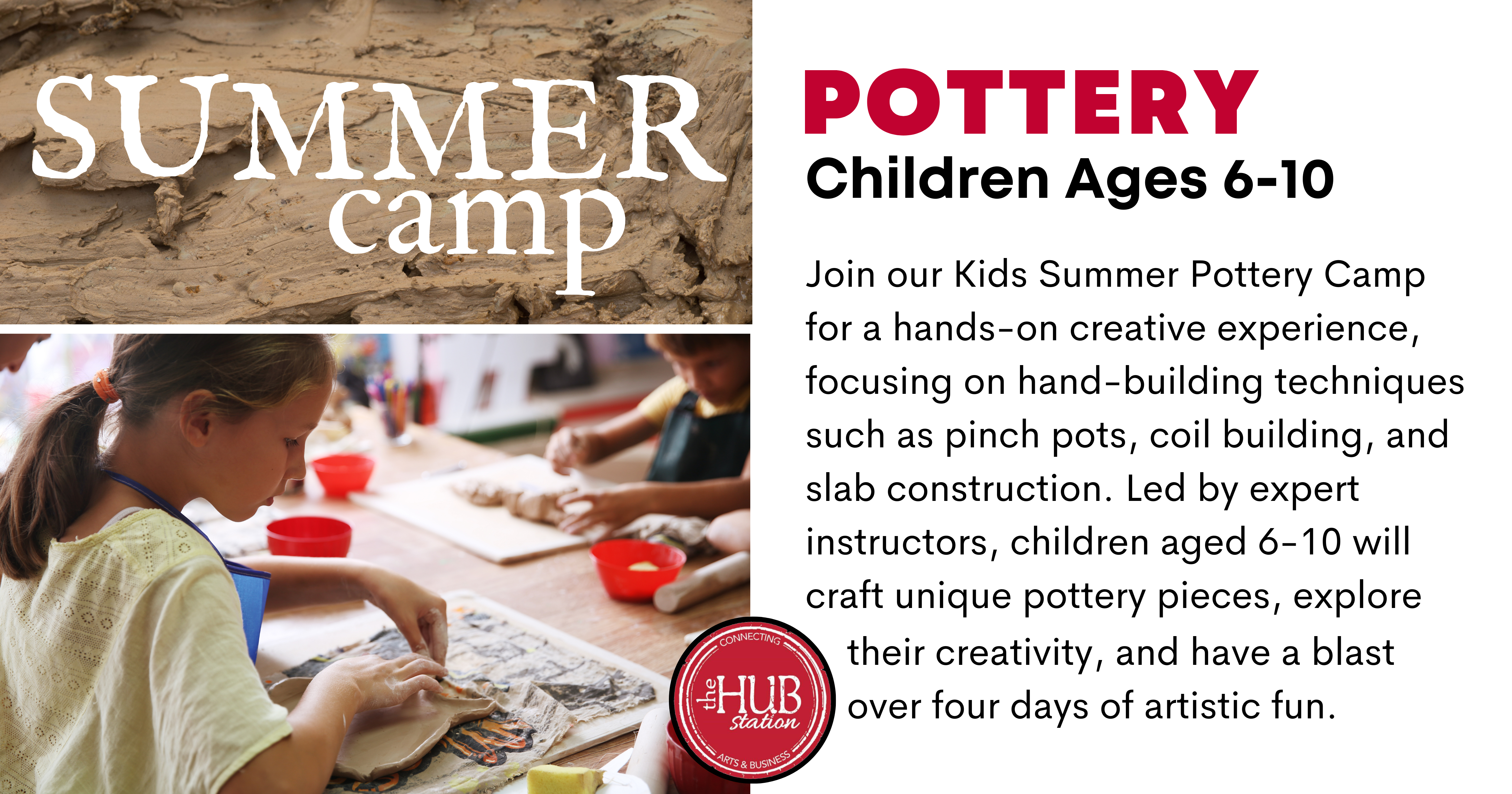 CHILDREN’S POTTERY CAMP | The Hub Station