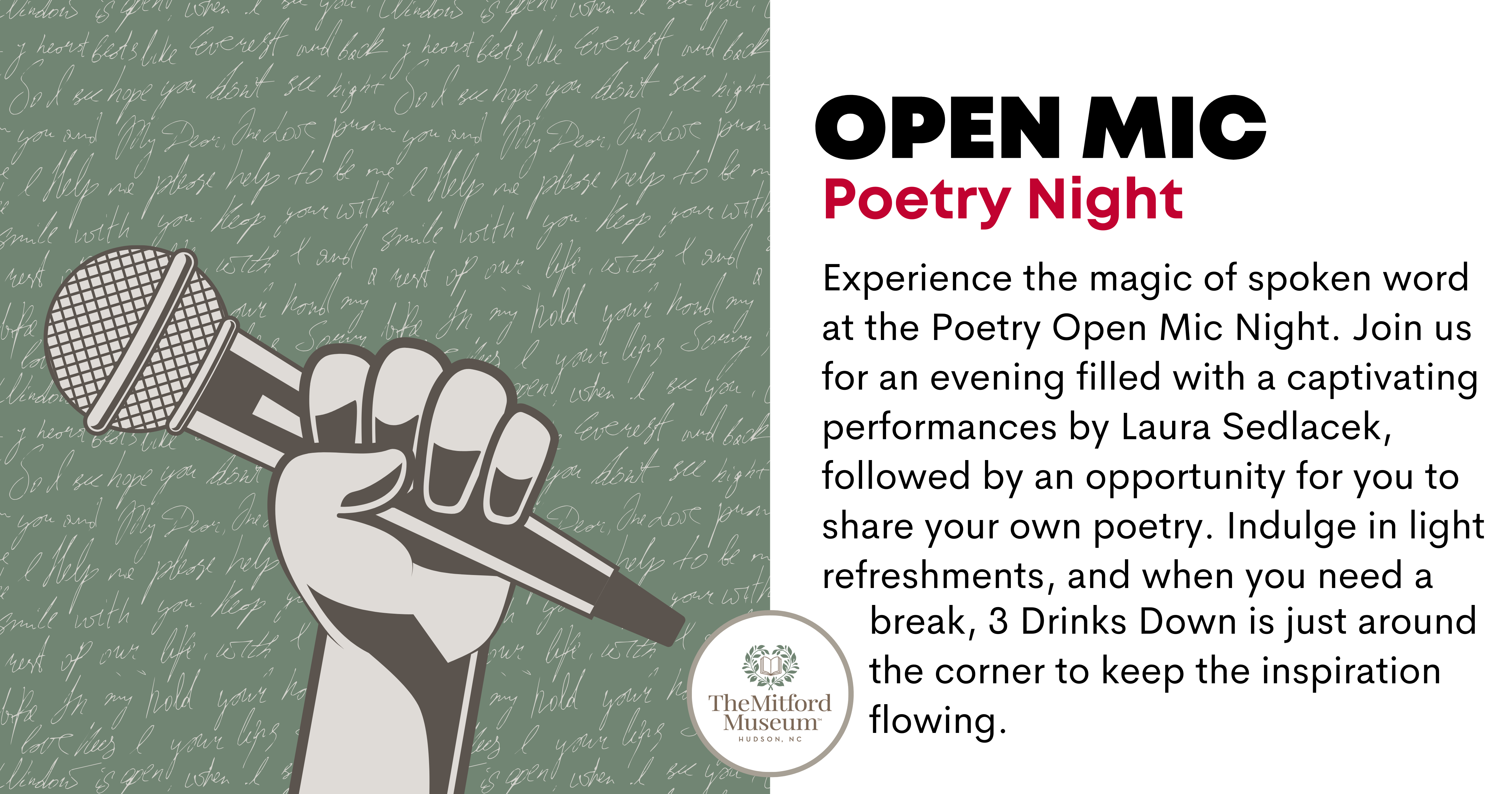 OPEN MIC POETRY NIGHT | The Hub Station